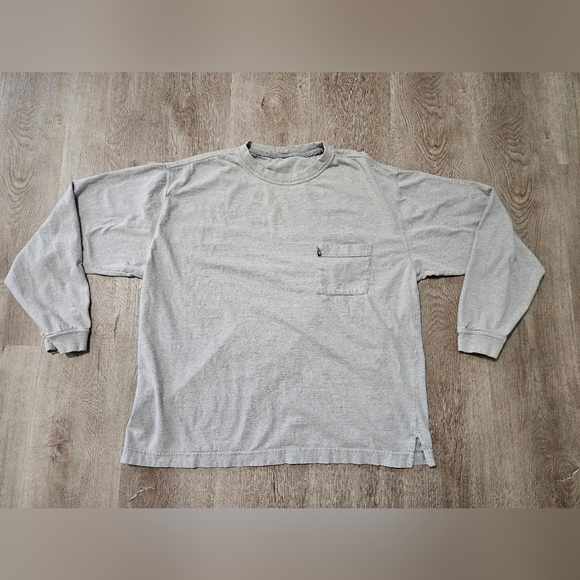 Levi's | Shirts | Mens Medium Levis Gray Long Sleeve Shirtw | Poshmark